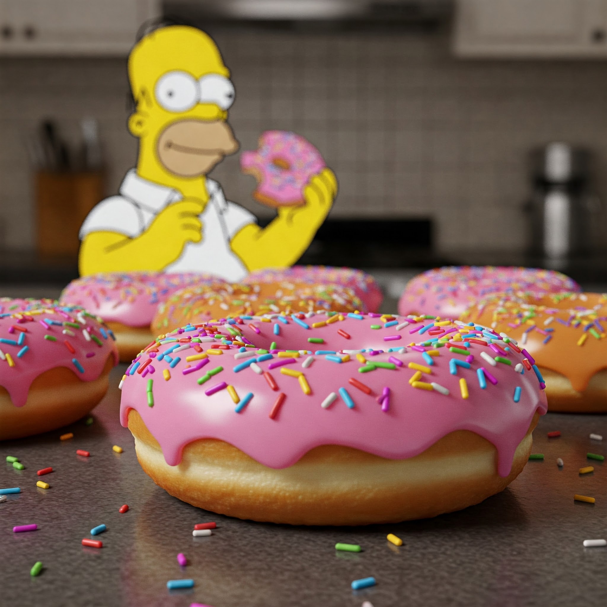 Receta de Donas Glaseadas al Estilo Homer Simpson – Nati recetas caseras