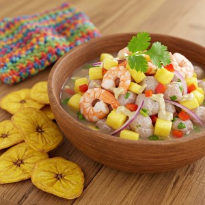Ceviche de Camarón con Piña, Coco y Jengibre: Un Toque Tropical Ácido ...